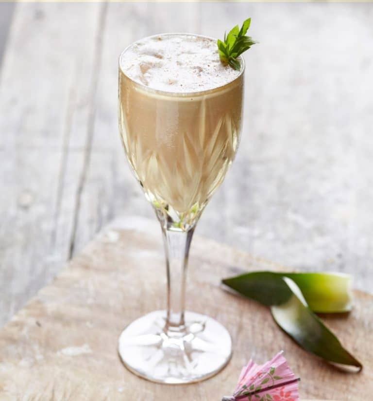 Make a Pina Colada with Coffee Liqueur